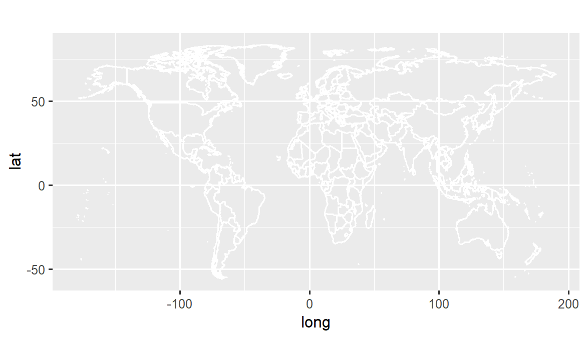 How to Create Maps in R with the ggplot2 Package – Part 1 – World ...